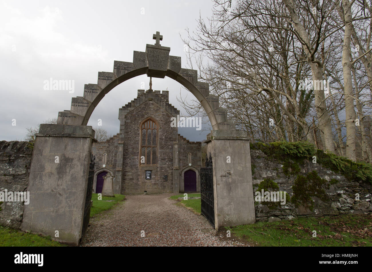 Kilmartin glen argyll village hi-res stock photography and images - Alamy