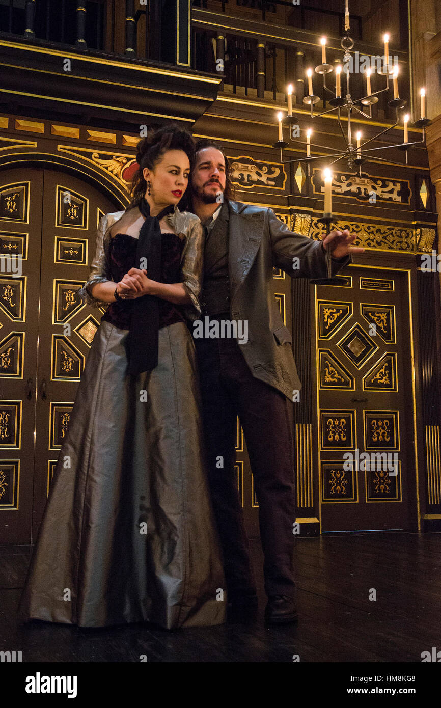 London, UK. 31 January 2017. Kate Stanley-Brennan (Vittoria), Joseph ...