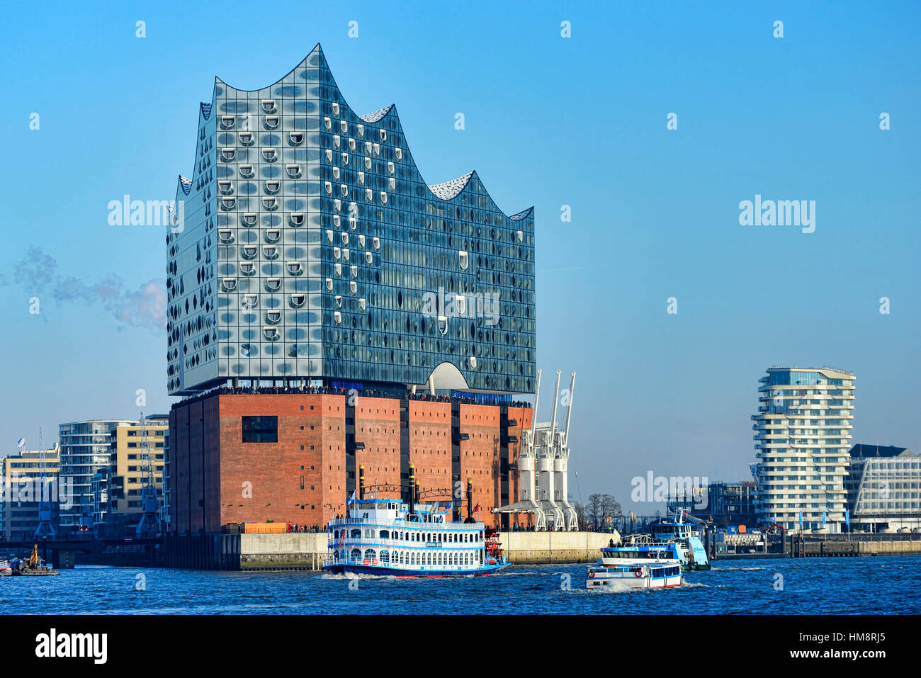 Elbe Philharmonic Hall Elbphilharmonie in Hamburg, Germany Stock Photo ...