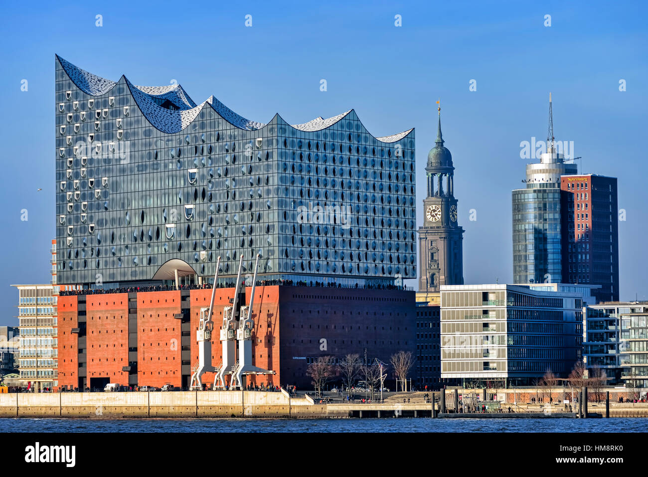 Elbe Philharmonic Hall Elbphilharmonie in Hamburg, Germany Stock Photo ...