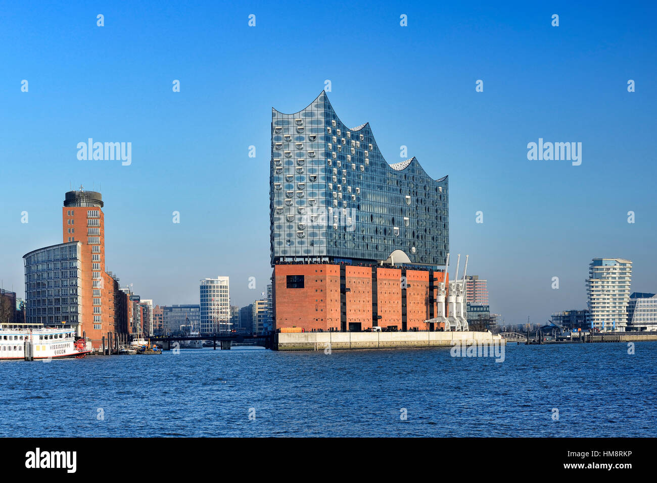 Elbe Philharmonic Hall Elbphilharmonie in Hamburg, Germany Stock Photo ...