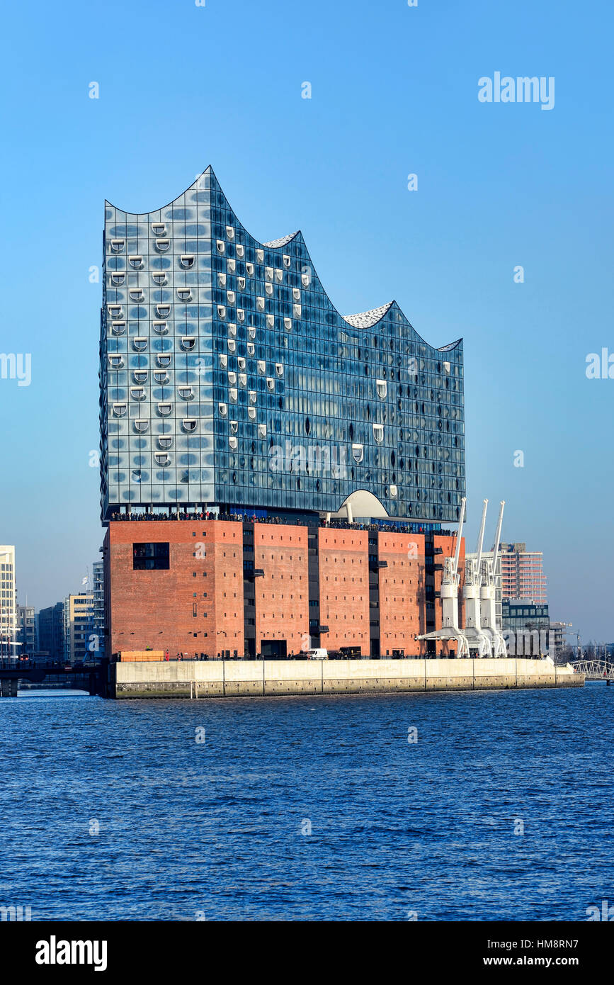 Elbe Philharmonic Hall Elbphilharmonie in Hamburg, Germany Stock Photo ...