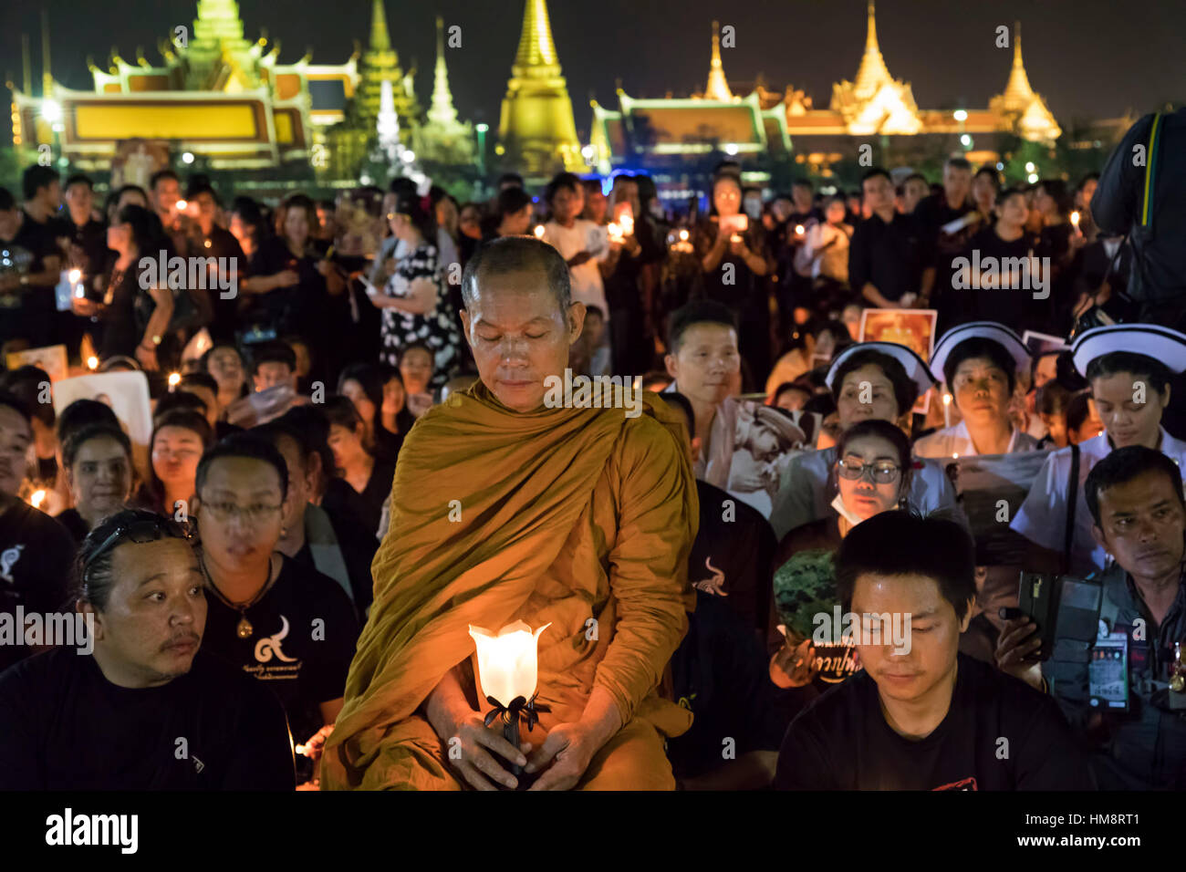 Buddhist monk funeral hi-res stock photography and images - Alamy