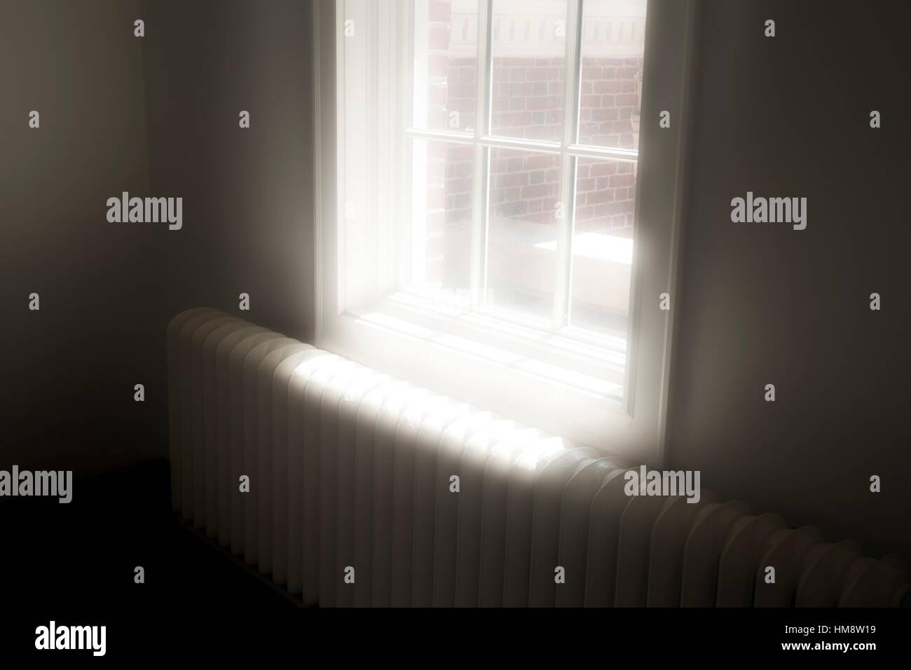 Sunlight entering through window Stock Photo - Alamy