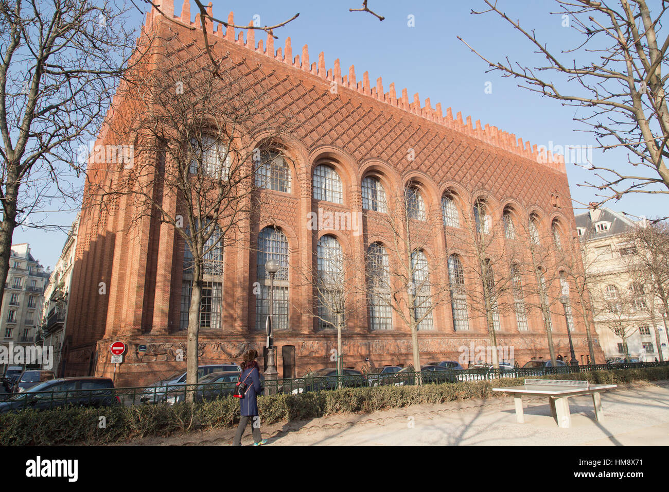 Exterior of the National school of administration in Montparnasse in ...