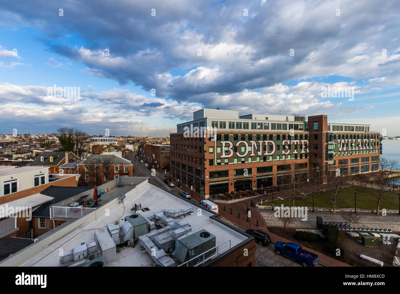 Bond Street Wharf in Fells Point in Baltimore, Maryland Stock Photo - Alamy