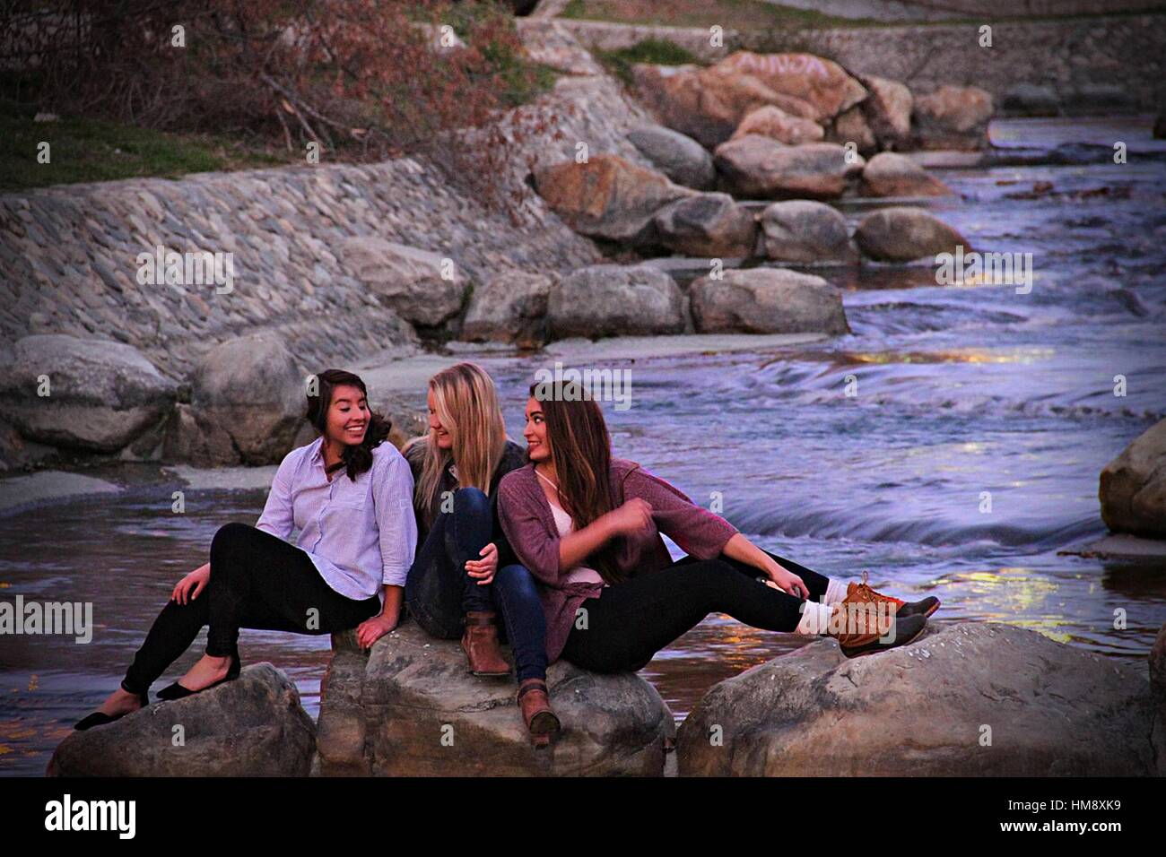 Friends Make Life Full Stock Photo - Alamy