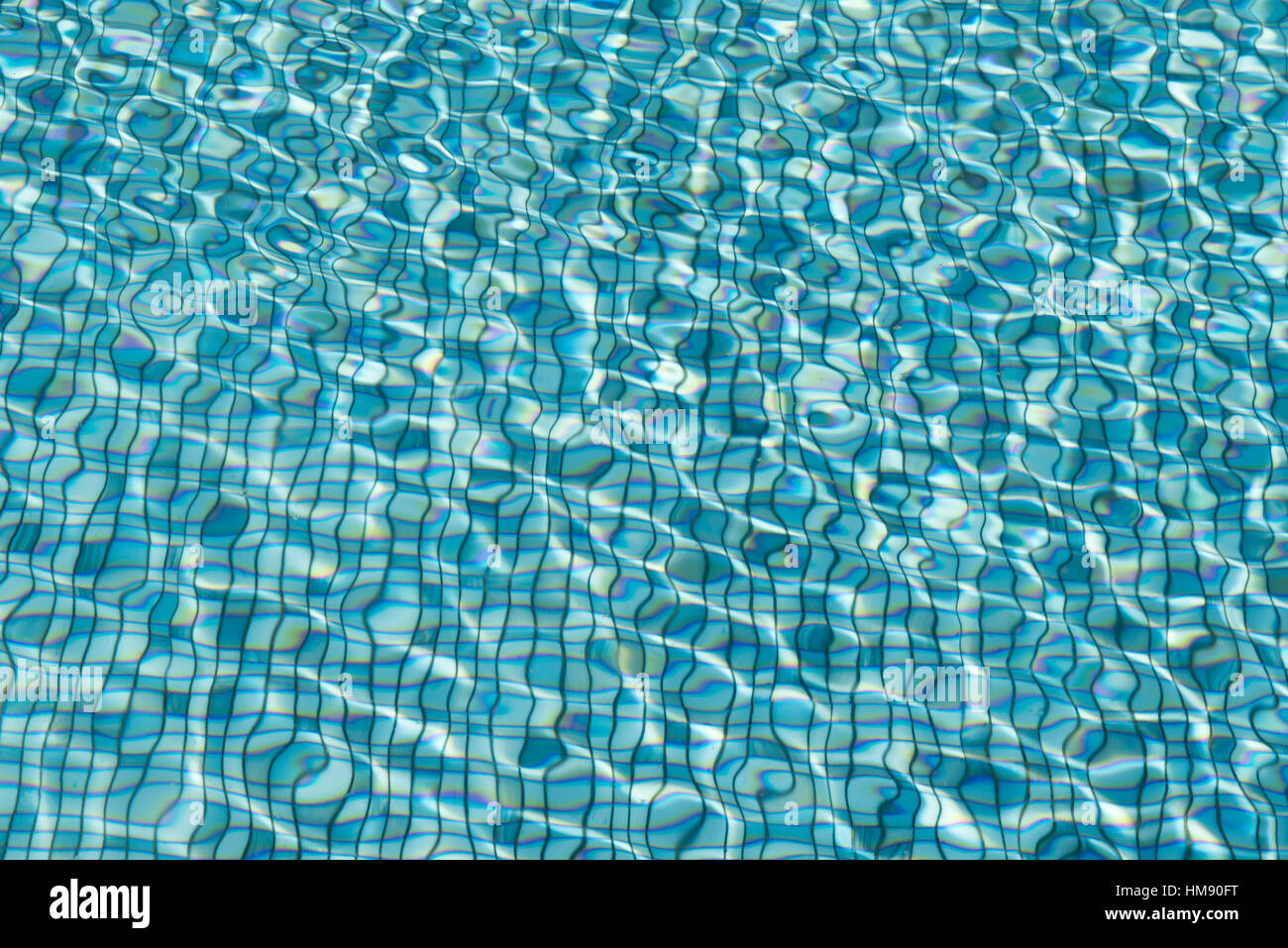 Blurred abstract background of swimming pool.The ripples wave on the ...