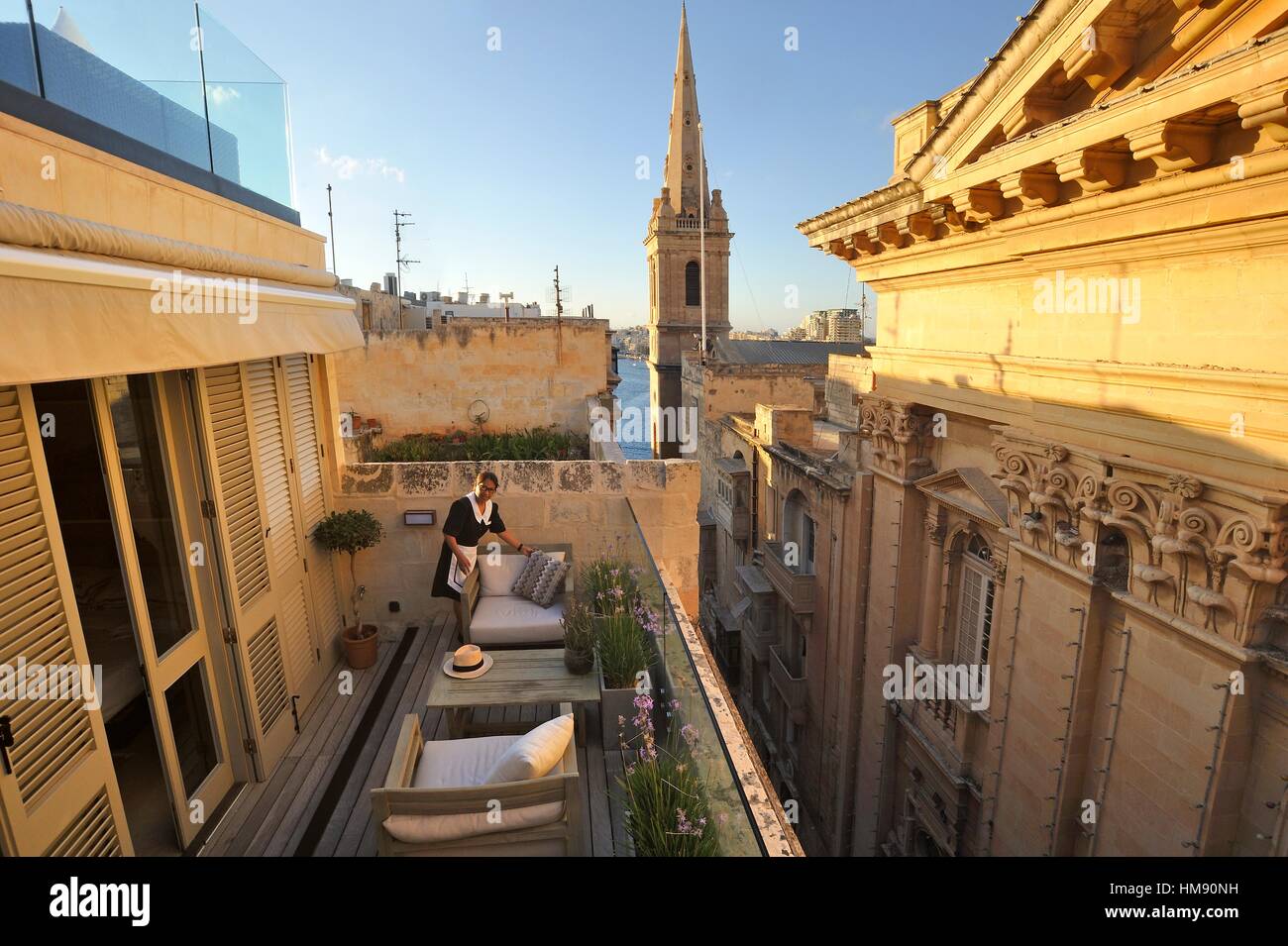 Old theatre street valletta hi-res stock photography and images - Alamy