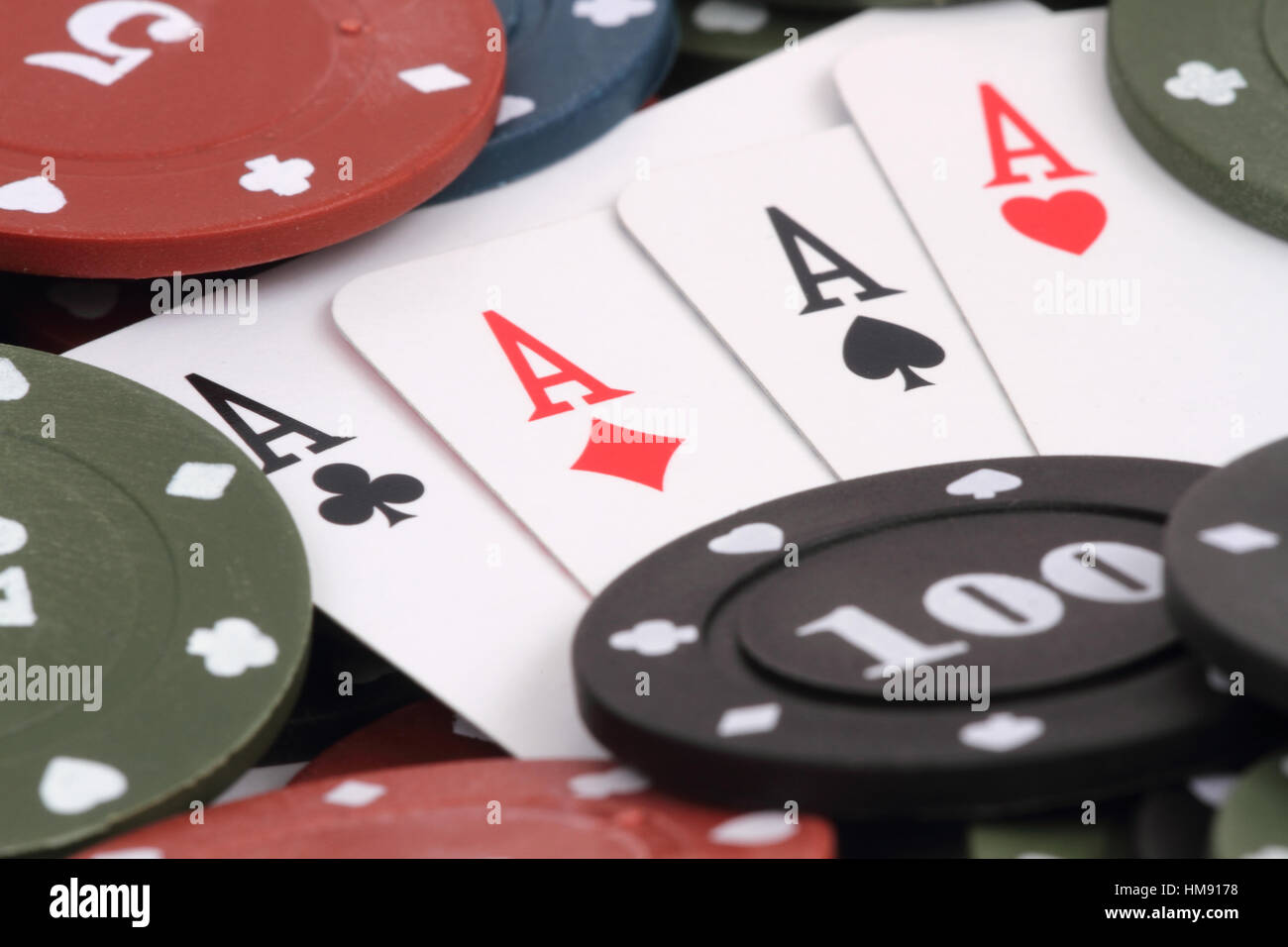 the coloring game for casino poker chips and cards Stock Photo - Alamy