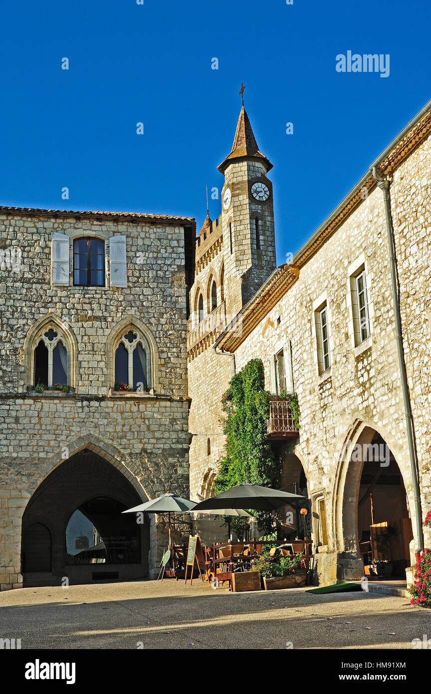 Village Monflanquin Lot Et Garonne High Resolution Stock Photography ...