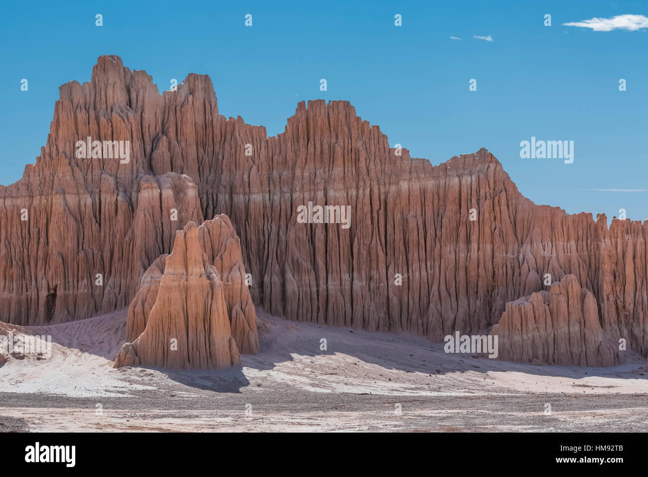 Heavily eroded Panaca Formation, creating beautiful spires and cliffs ...