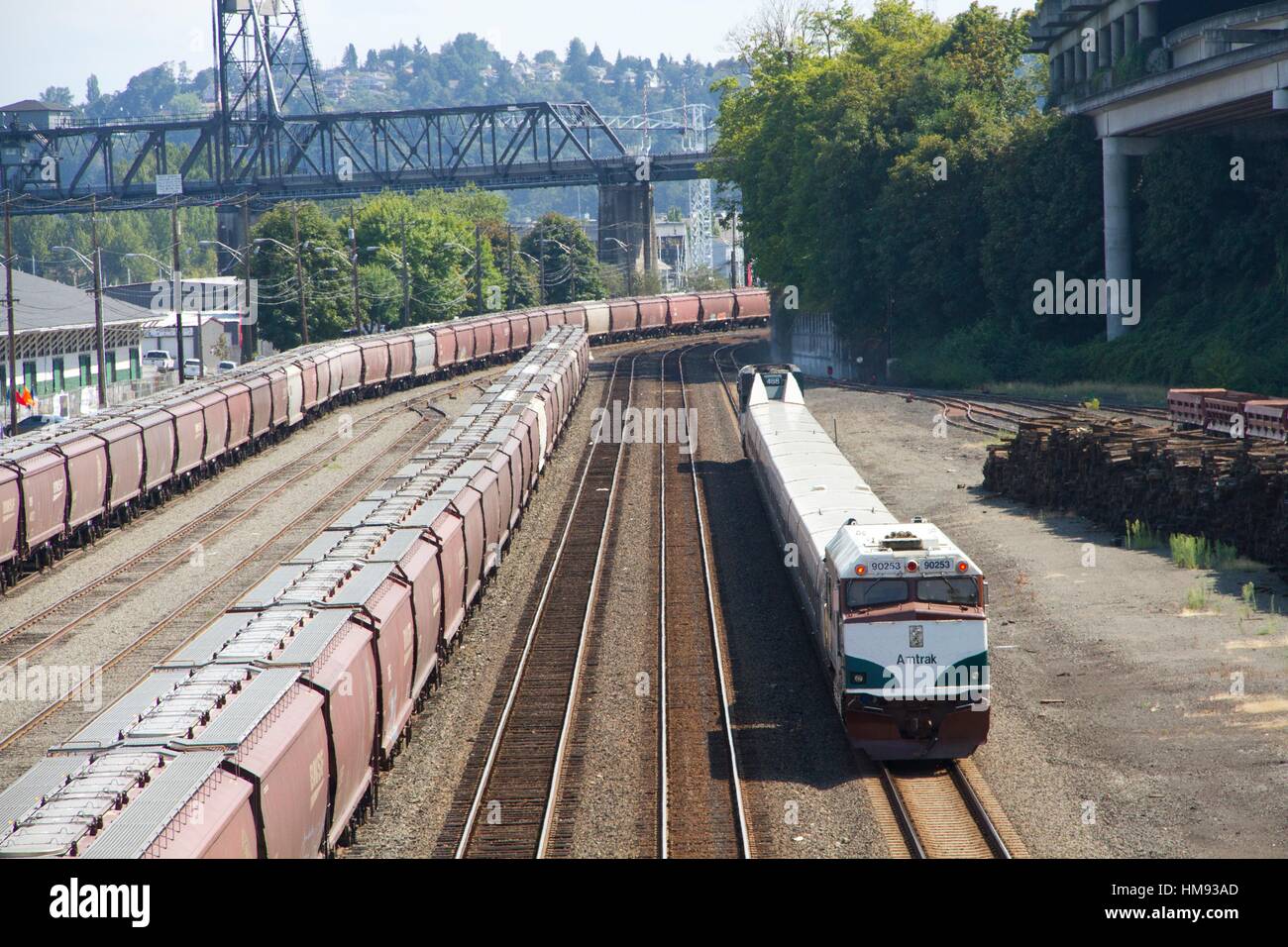 Amtrak washington state hi-res stock photography and images - Alamy