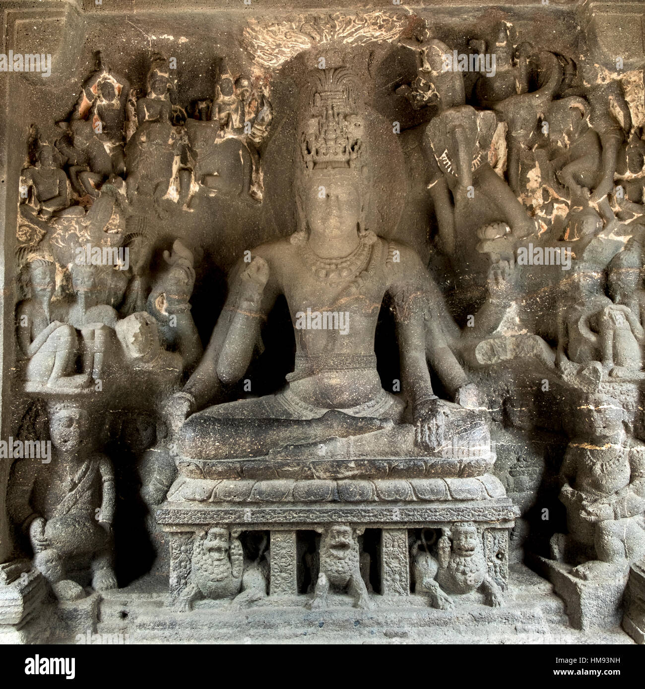 Ellora caves hi-res stock photography and images - Alamy