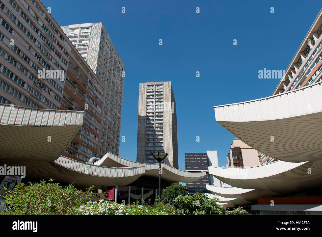 France. Paris 13th district. District of the Olympiades Stock Photo - Alamy