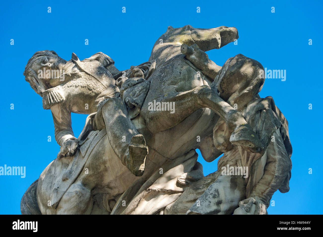 France, Paris 20th district. Pere Lachaise cemetery. Grave of the ...