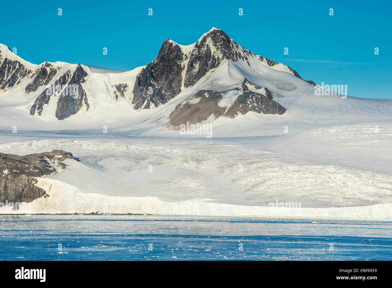 Glaciers in Hope Bay, Antarctica, Polar Regions Stock Photo - Alamy