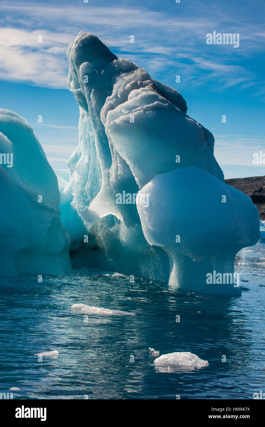 Beautiful little icebergs, Hope Bay, Antarctica, Polar Regions Stock ...