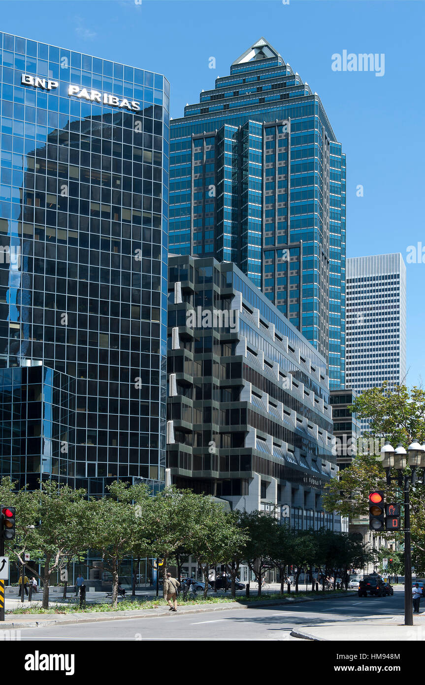 Bnp tower montreal canada hi-res stock photography and images - Alamy