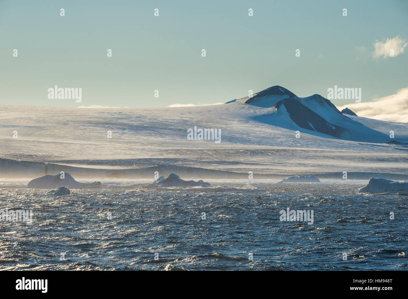 Huge glaciers on Tabarin Peninsula, Antarctica, Polar Regions Stock ...