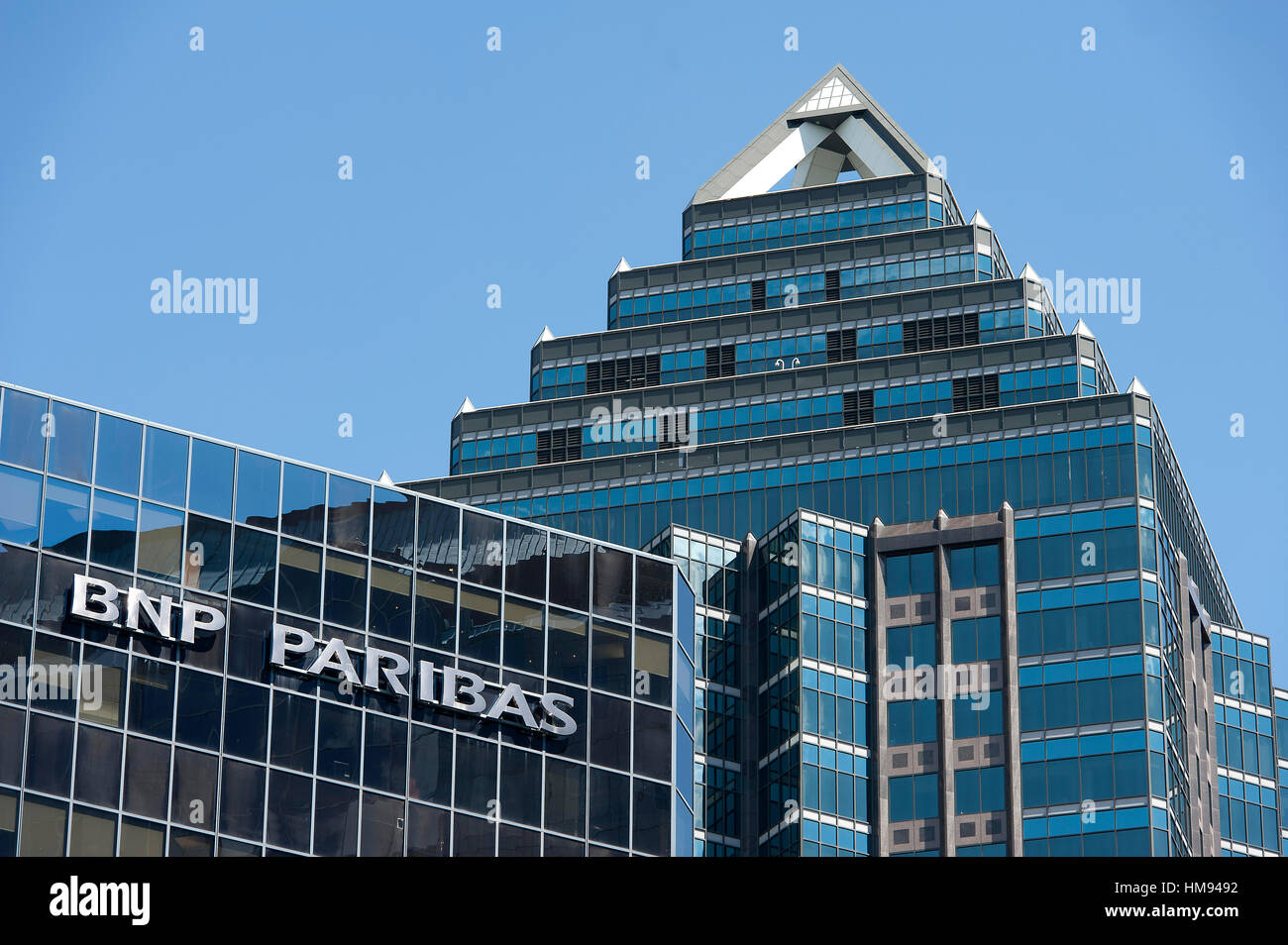 Bnp tower montreal canada hi-res stock photography and images - Alamy