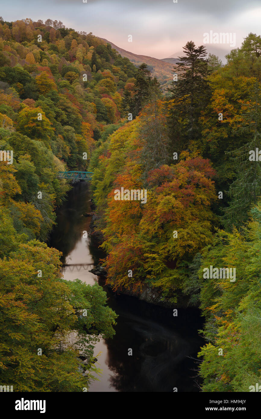 River Garry flowing beneath Garry Bridge along the Pass of ...