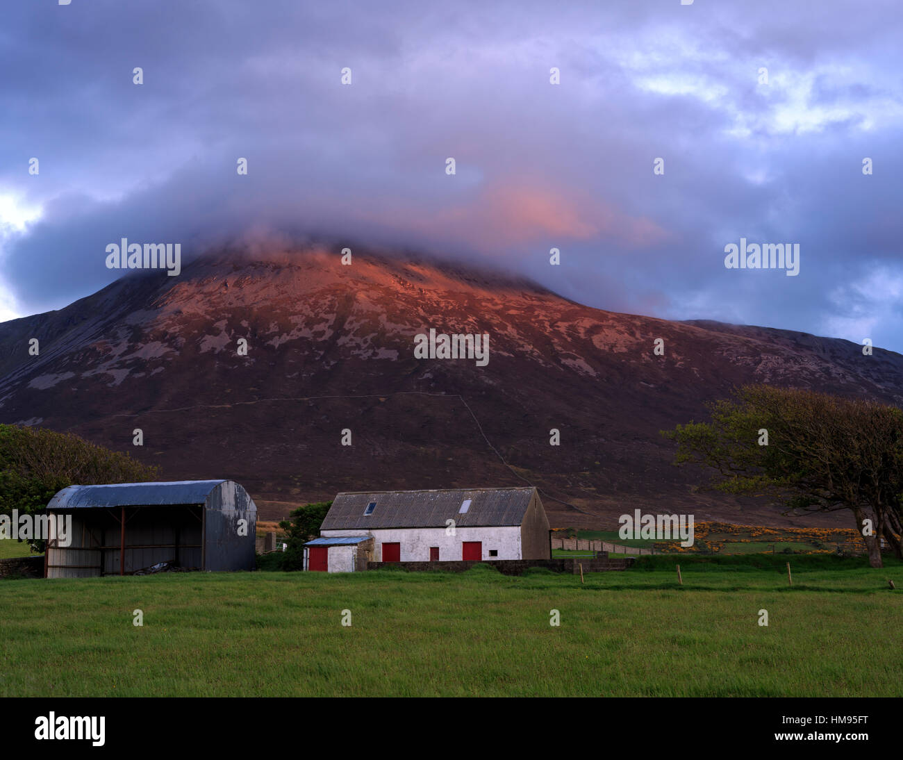 Croagh Patrick, County Mayo, Connacht, Republic of Ireland Stock Photo ...