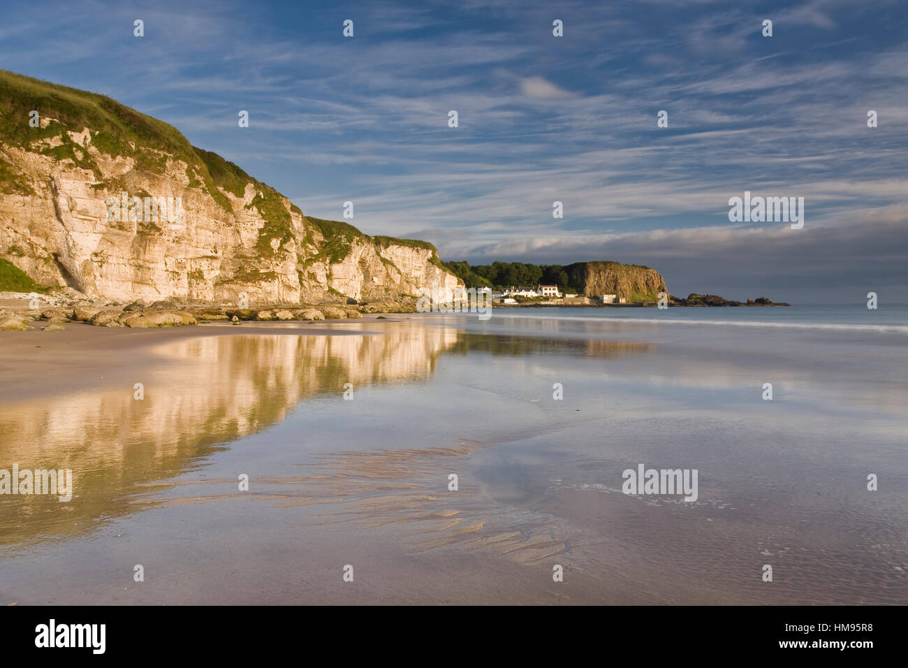 Whitepark Bay and Portbradden, County Antrim, Ulster, Northern Ireland ...
