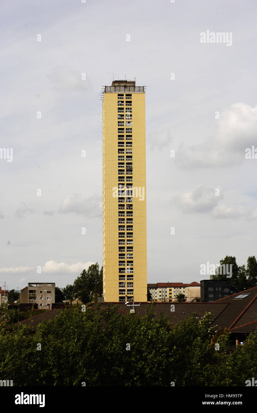 Red Road flats Glasgow Stock Photo - Alamy
