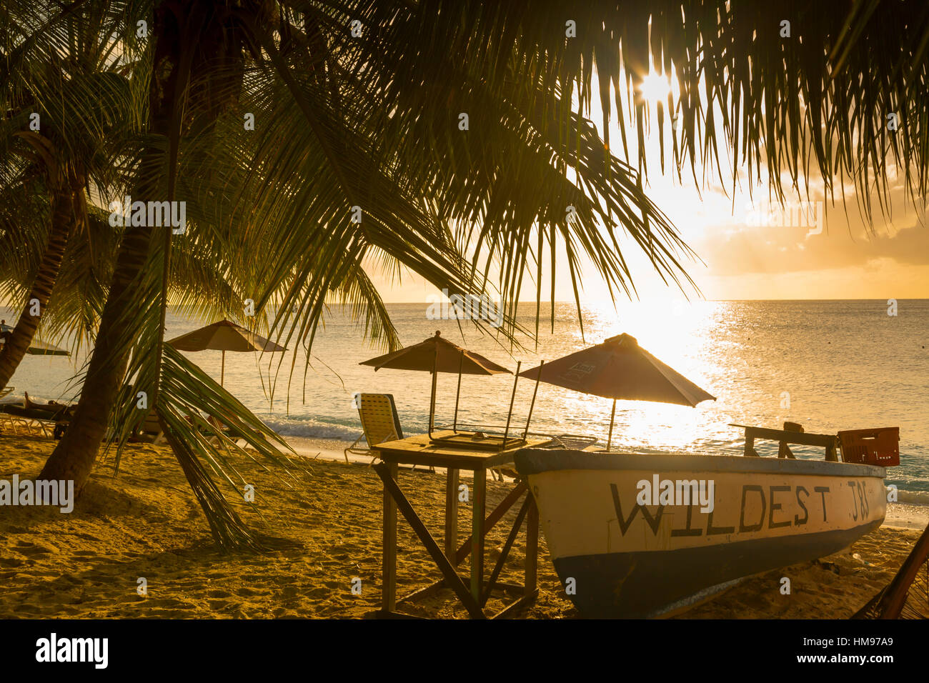 Smugglers Cove Beach, Holetown, St. James, Barbados, West Indies ...