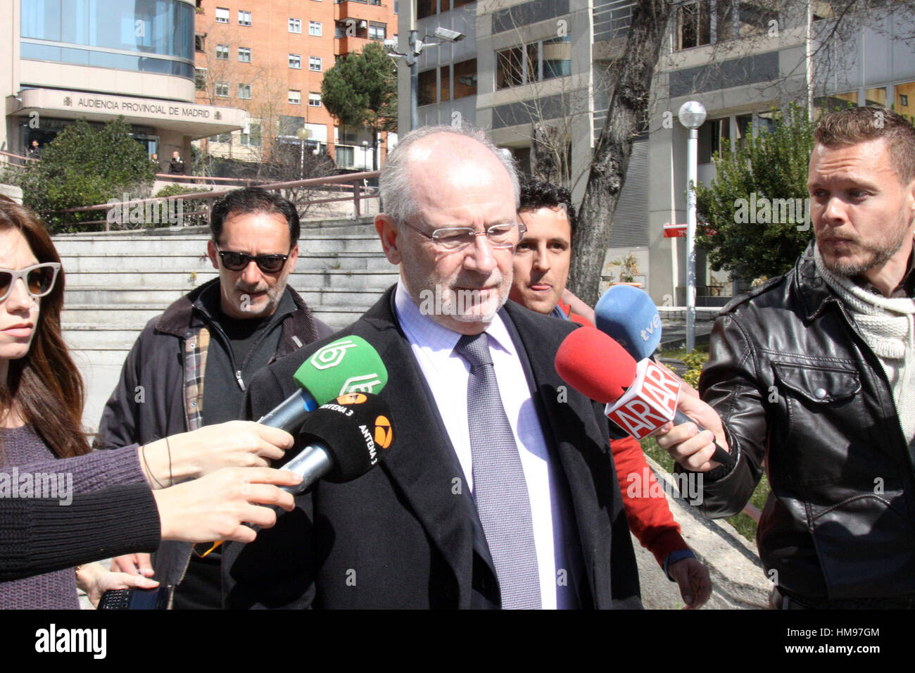Former president of the International Monetary Fund, Rodrigo Rato ...