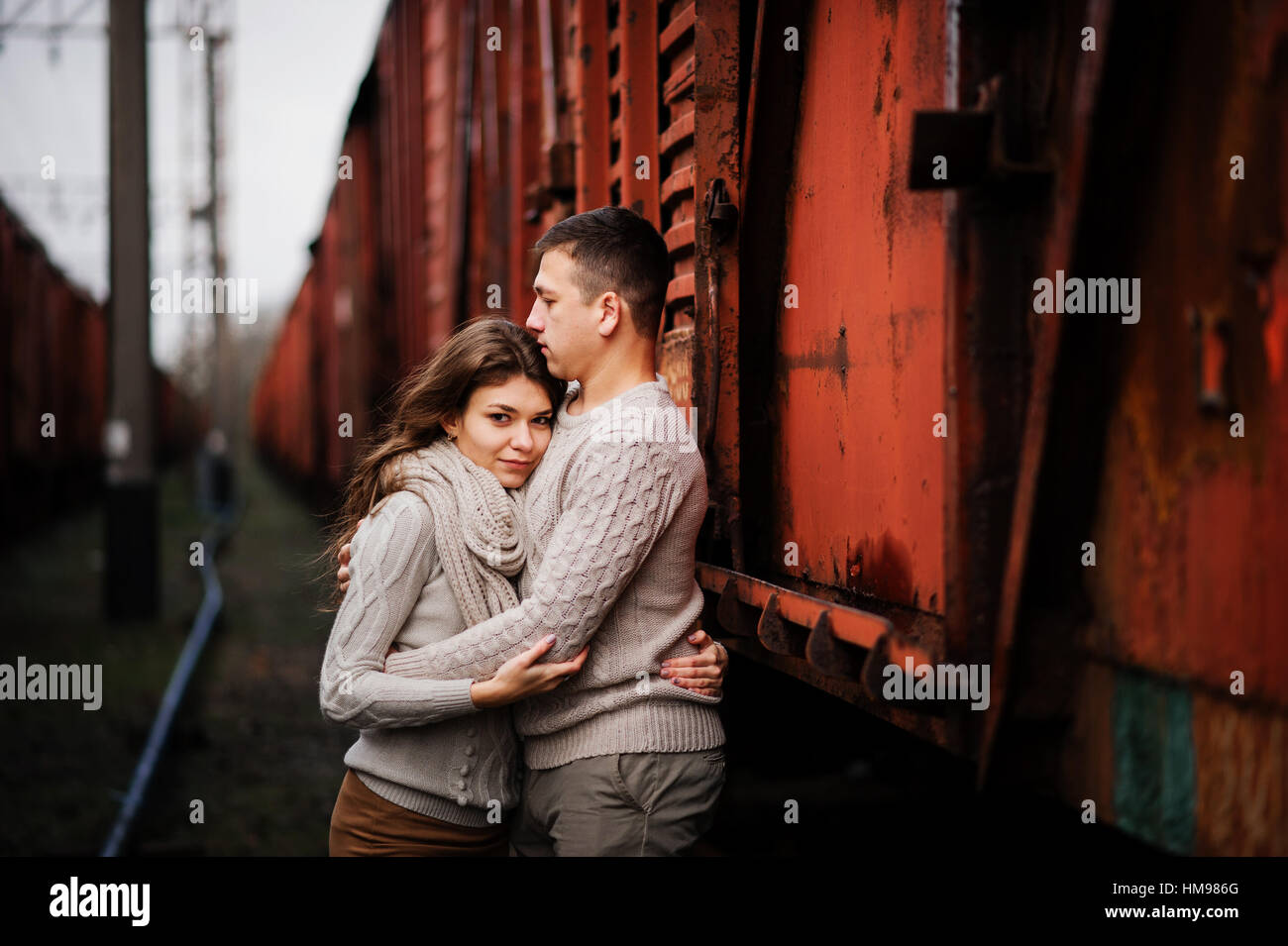 Woman tied to railway hi-res stock photography and images - Alamy