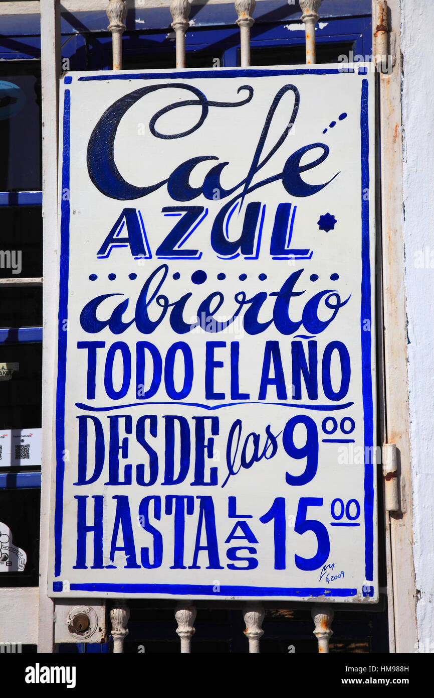 Cafe azul hi-res stock photography and images - Alamy