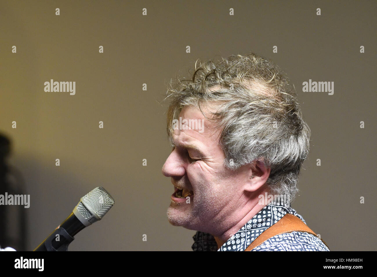 Singer and Song Writer Nick Harper Stock Photo - Alamy