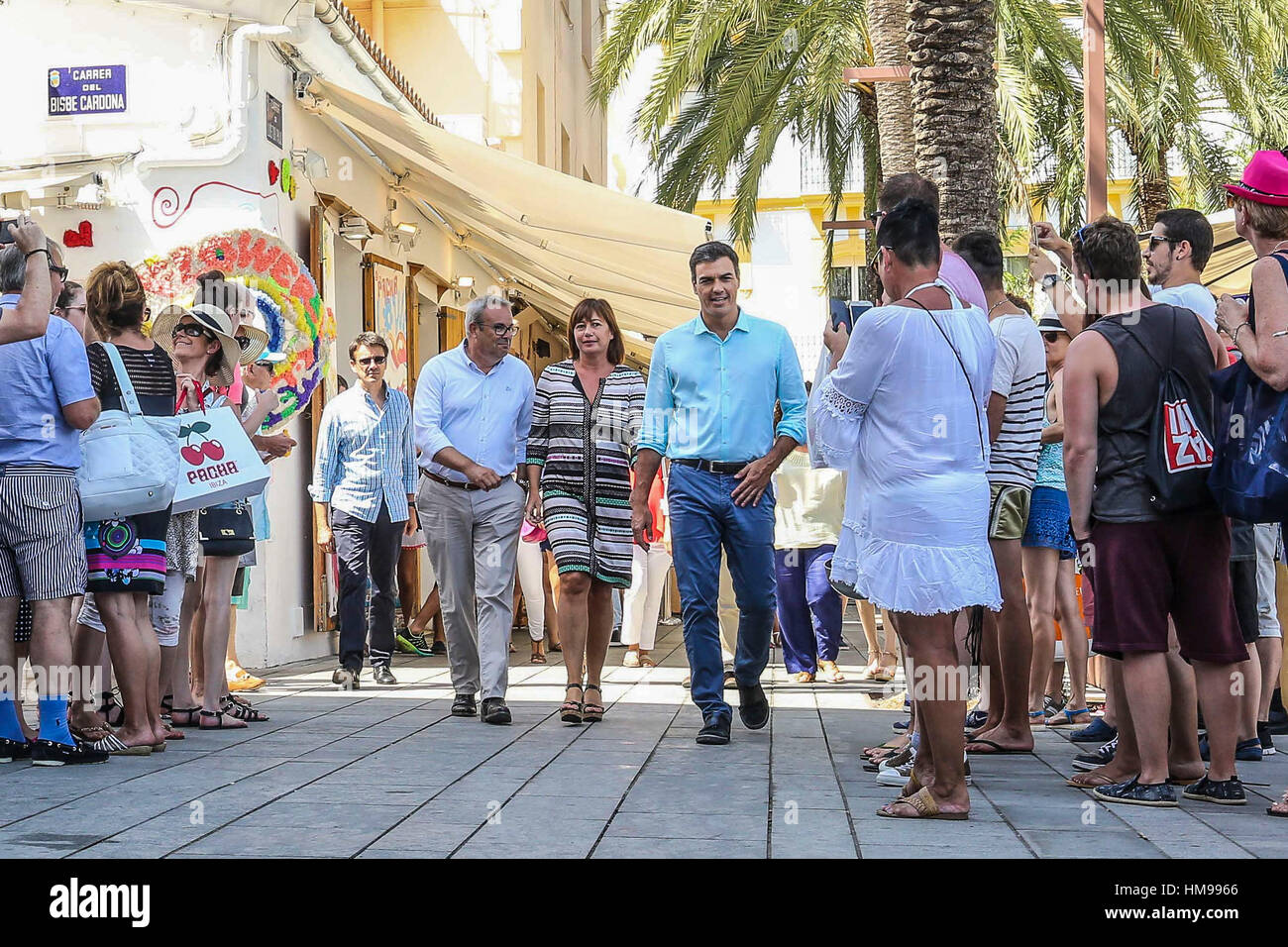 Political Pedro Sanchez, Francisca Armengol, Vincent Torres in the ...