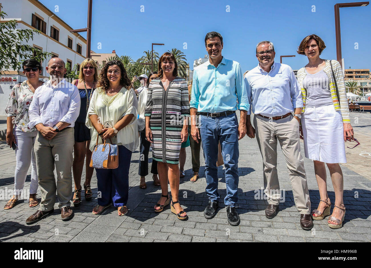 Political Pedro Sanchez, Francisca Armengol, Vincent Torres in the ...