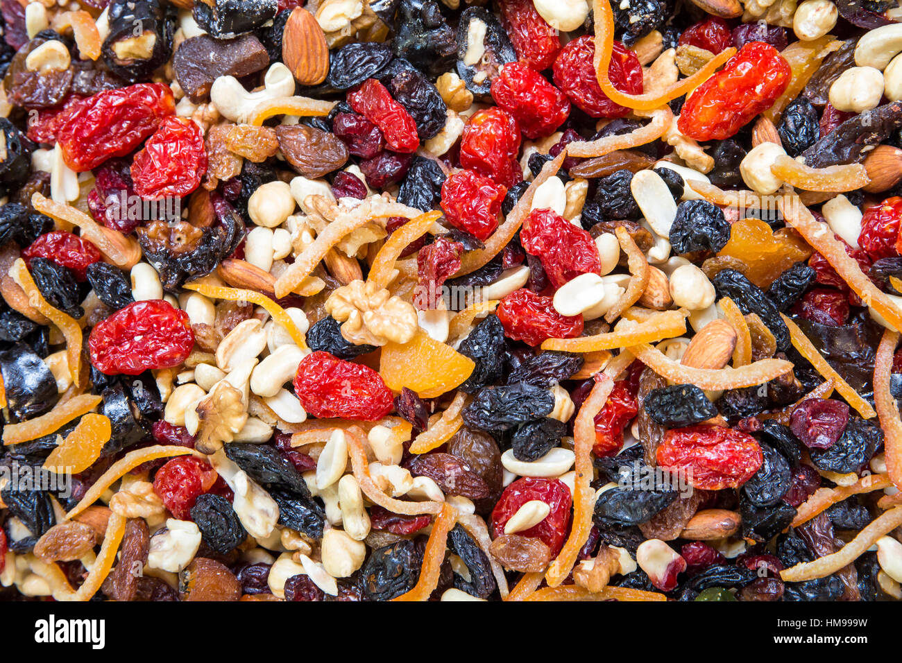 Mixed dried nuts as background in Spice Bazaar, Istanbul, Turkey Stock ...