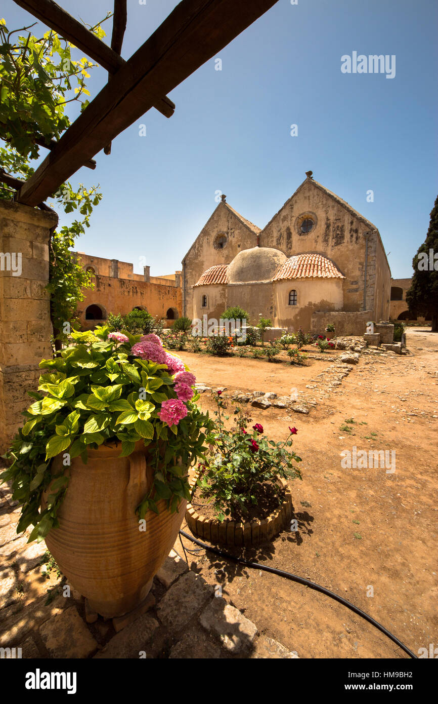 Crete monastery hi-res stock photography and images - Alamy