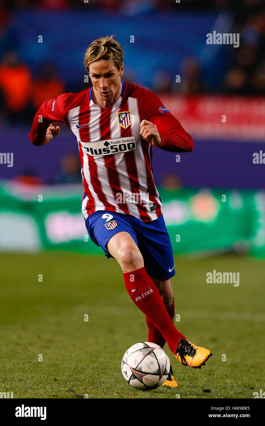 Fernando Torres (9) Atletico de Madrid's playerextensionUCL Champions ...