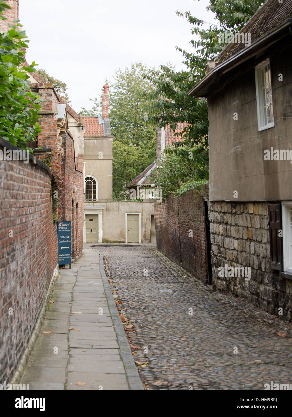 photographs of the streets of York England with Tudor buildings Stock ...