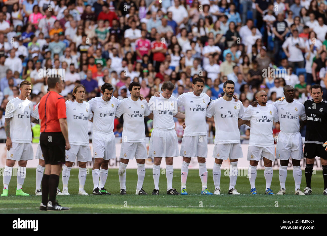 during the charity match "Corazon Classic Match" between the legends of ...
