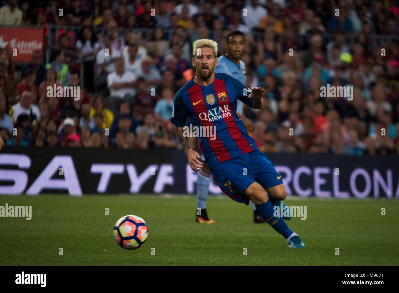Leo Messi during Joan Gamper Trophy friendly soccer match between FC ...