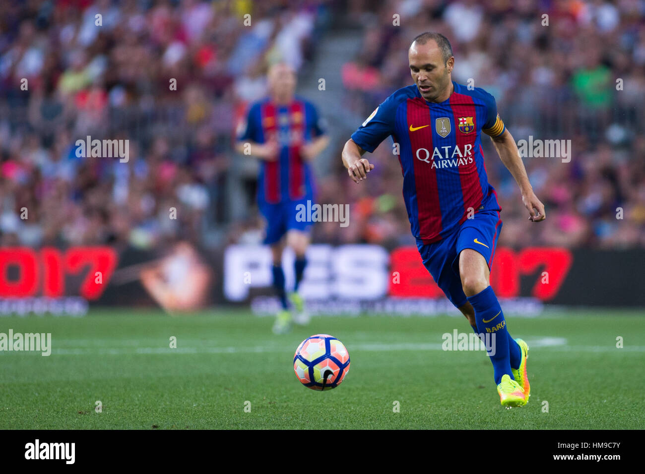 Andres Iniesta during Joan Gamper Trophy friendly soccer match between ...