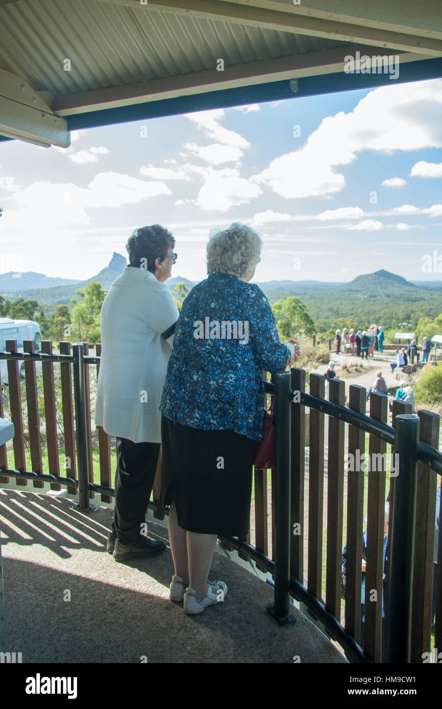look out point at view Stock Photo - Alamy