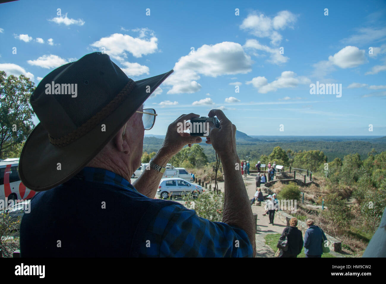 look out point at view Stock Photo - Alamy