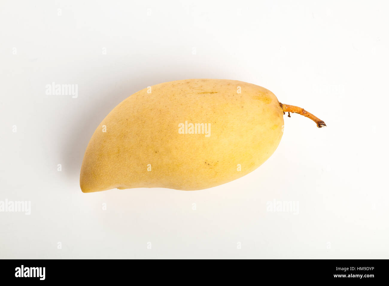 fresh yellow mango with white background, close up Stock Photo - Alamy