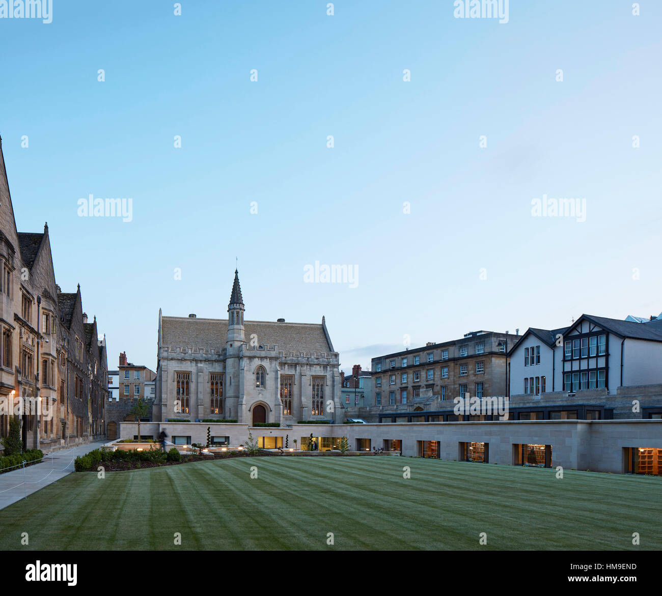 View across Longwall Quad with extension and Buckler Building. Longwall ...