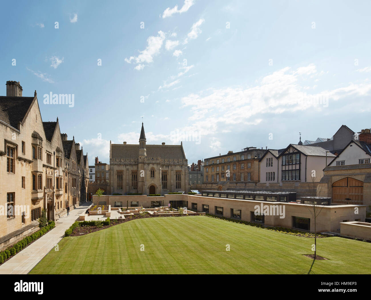 View across Longwall Quad with extension and Buckler Building. Longwall ...