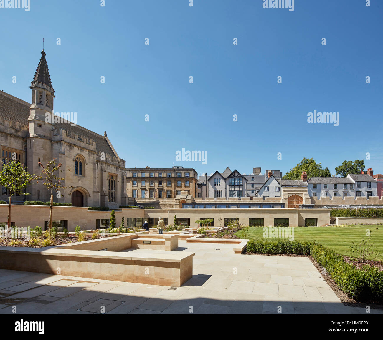 View across Longwall Quad with extension and Buckler Building. Longwall ...