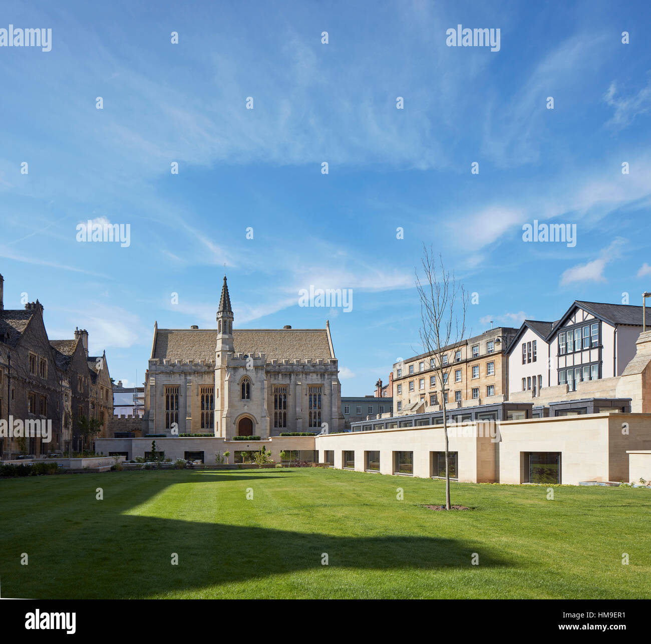 View across Longwall Quad with extension and Buckler Building. Longwall ...